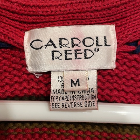 Vintage | Sweaters | Vintage Carroll Reed Knit Sleeveless Vest | Poshmark